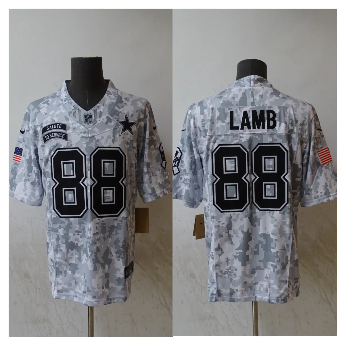 CeeDee Lamb Dallas Cowboys 2024 military salute to service Jersey – Ultimate sports jerseys