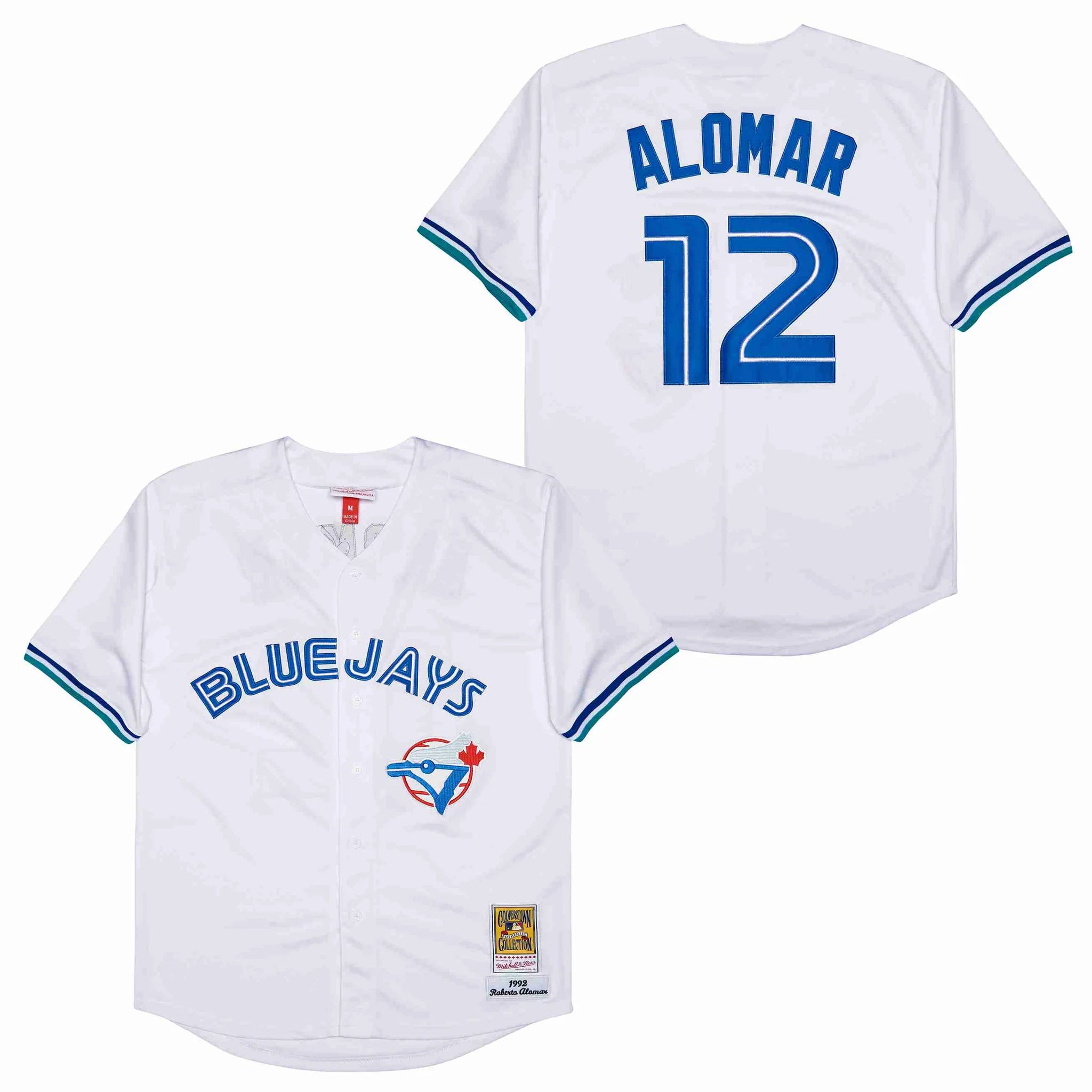 Roberto Alomar Toronto Blue Jays Jersey Mitchell & Ness white – Ultimate sports jerseys