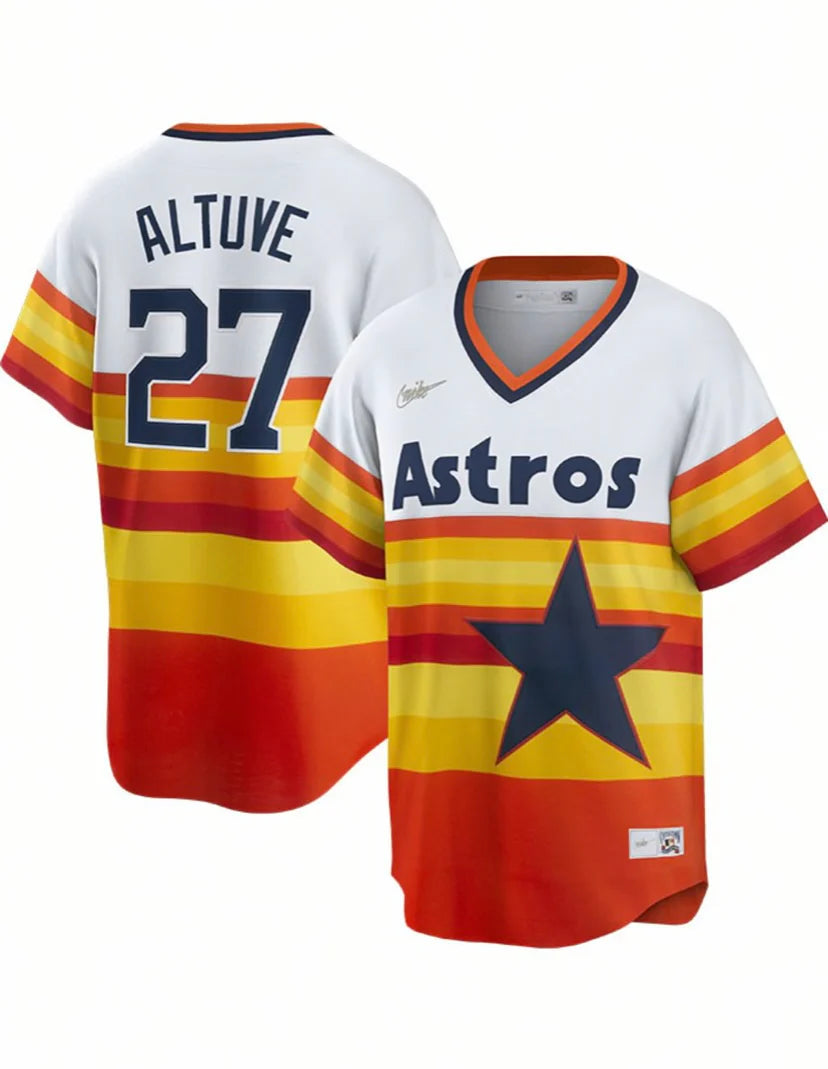 Jose Altuve Houston Astros retro 1975 - 1986 Cooperstown Jersey Nike ...